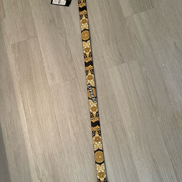 Versace | Other | Versace Black And Gold Belt | Poshmark
